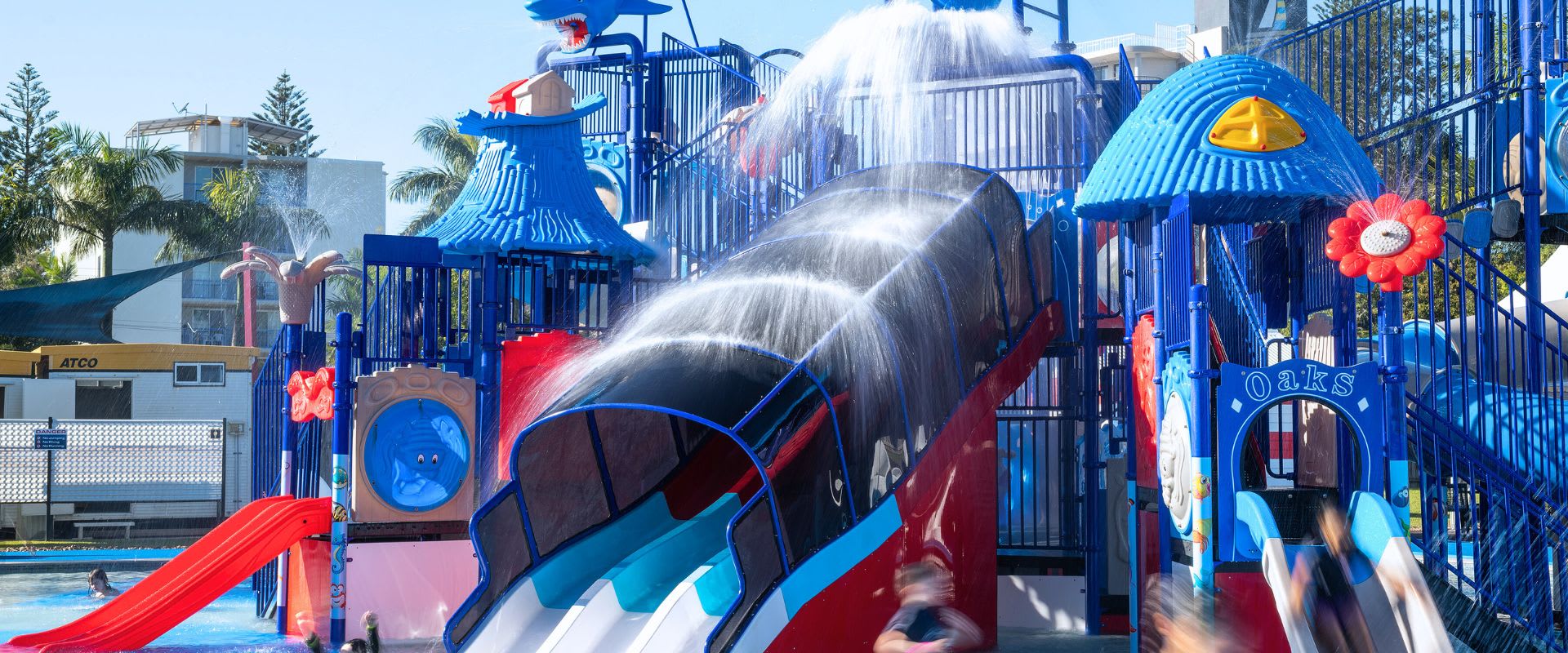 Cool Water Park Slides New Indoor Waterpark & America's First